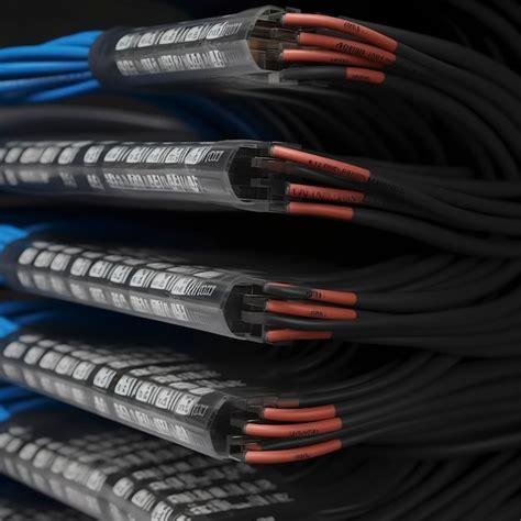 Premium Ai Image On The Equipment End There Are Tidy Network Cables