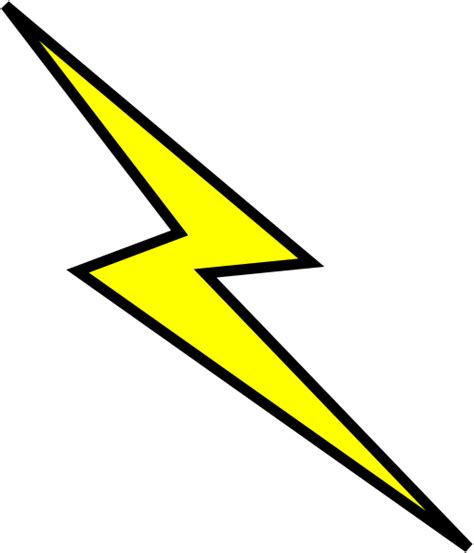 Lightning Bolt Stencils Clipart Best