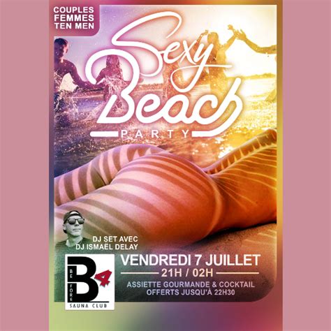 ⛱️ Sexy Beach Party Before Sauna Club