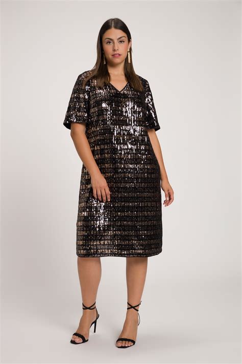Curvy Sequin Dress Plus Sizes Ulla Popken