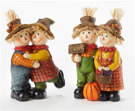 Scarecrow Couple Figurine Ruta European Artistry