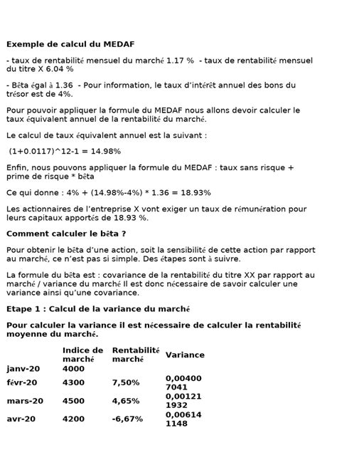 Exemple Medaf Cml Sml Pdf
