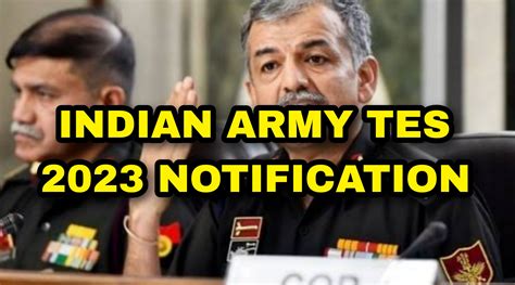 Indian Army Tes 49 2023 Notification Full Details Ufjuscom