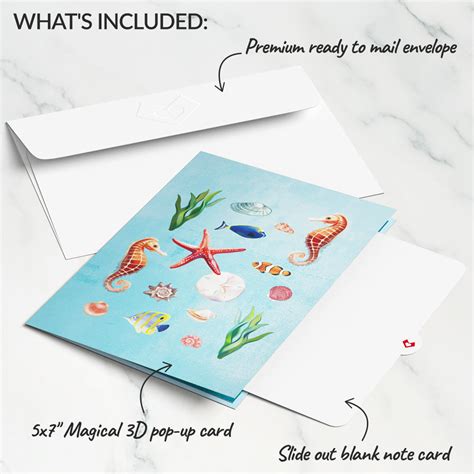 Coral Reef Wonders Pop Up Card Lovepop