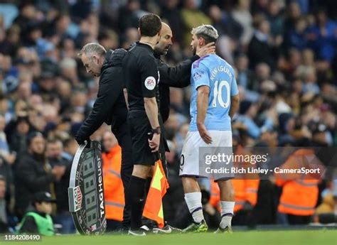 Sergio Aguero Injury Photos And Premium High Res Pictures Getty Images