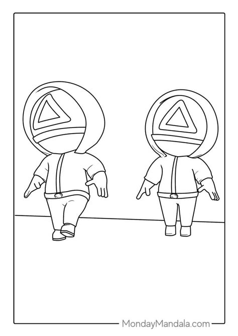 29 Squid Game Coloring Pages Free Pdf Printables