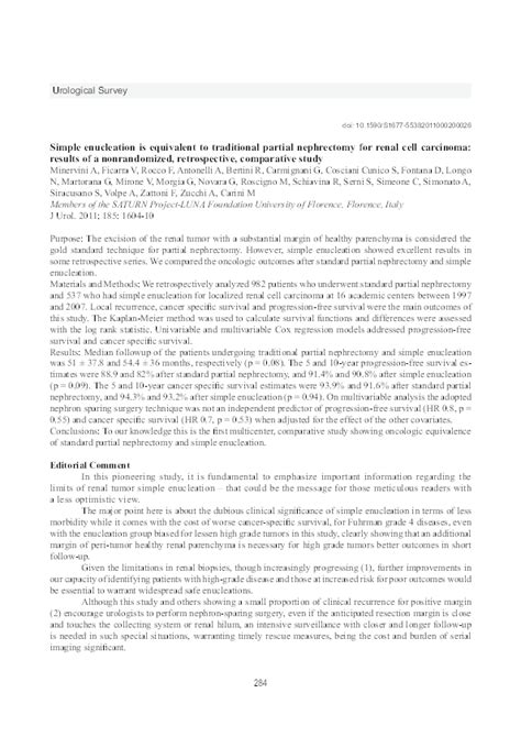 Pdf Simple Enucleation Is Equivalent To Traditional Partial