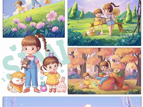 原创系列插画木羽wen 站酷zcool