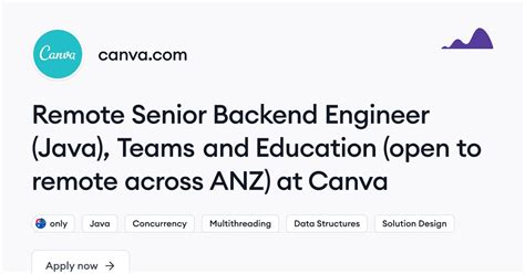 Remote Senior Backend Engineer Java Teams And Education Open To