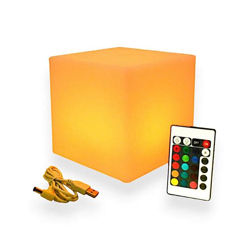 Arnusa Led Außen Tischleuchte Kabellose Würfel Leuchte Rgb Tischlampe