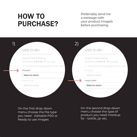 Custom Product Mockup Etsy