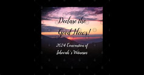 2024 Jw Convention Sunset Jw Convention Sticker Teepublic