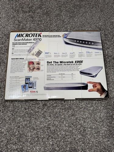 Microtek Scanmaker 4900 Flatbed Scanner Bonus Lightlid™️35mm Film Slide Adapter 693111646368 Ebay