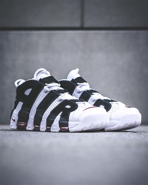 Nike Air More Uptempo White Black Nike Sock Dart Women Sneaker