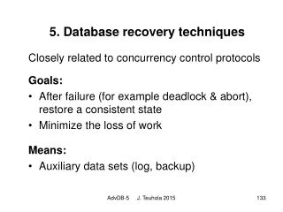 Ppt Database Recovery Techniques Powerpoint Presentation Free