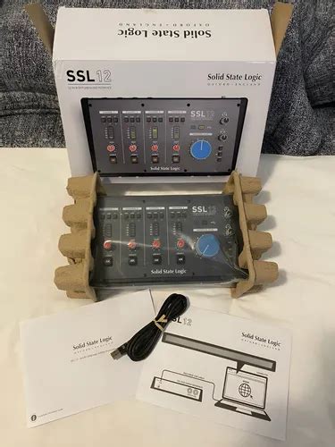 Interface De Áudio Usb Solid State Logic Ssl12 Nova Cinza Escuro