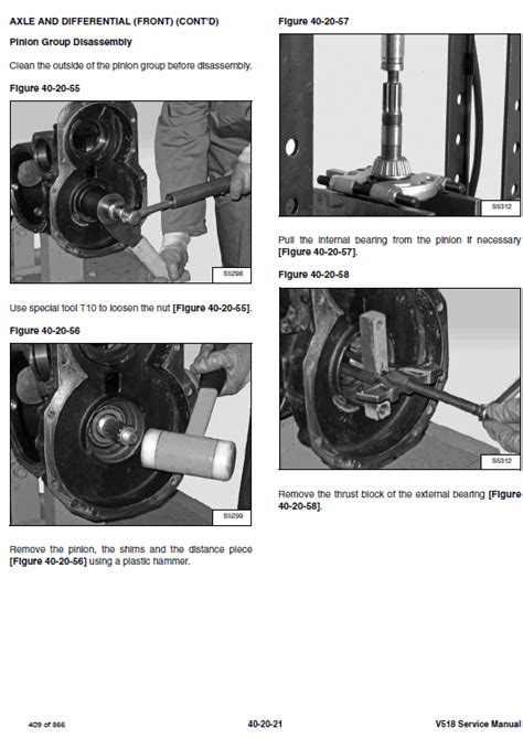 Bobcat V518 Versahandler Telescopic Service Manual