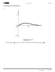 Understanding AP Calculus AB: Unit 5 MCQ Progress Check Guide | Course Hero
