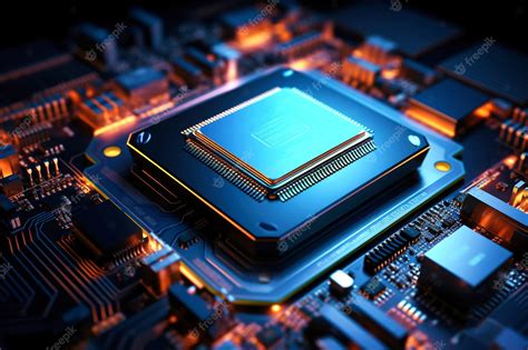 Premium Ai Image A Powerful Computer Processor Or Chip On A
