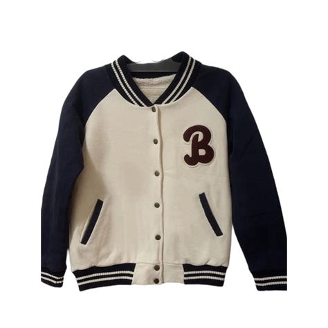 Jual Jaket Varsity Tebal Cowok Cewek Second Jaket Varsity Tebal Dalaman