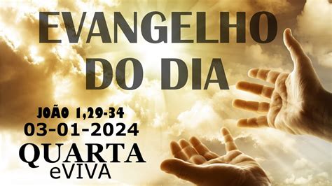 EVANGELHO DO DIA 03 01 2024 Narrado e Comentado LITURGIA DIÁRIA