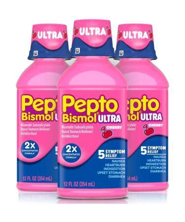 Pepto Bismol Ultra Liquid 2X Concentrated Formula 12 OZ 3 Pack