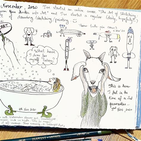 My Projects In The Art Of Sketching Transform Your Doodles Into Art