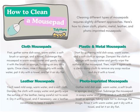 How To Clean A Mousepad Tidyhere