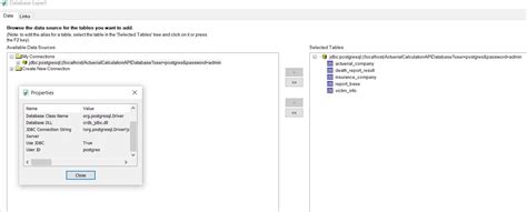 C Crystal Reports Jdbc Connecting With Postgres At Net Framework