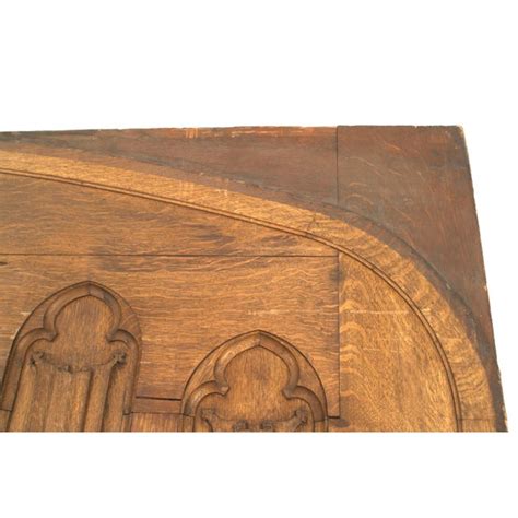 English Victorian Gothic Oak Doors A Pair Chairish