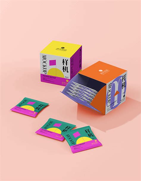 包装样机定制年轻又趣味的样机吸引你了吗遇见吾桐 站酷zcool