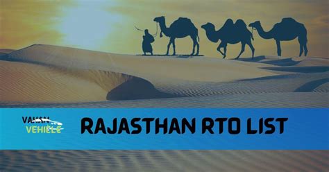 Rajasthan Rto List New And Old List With Complete State Code