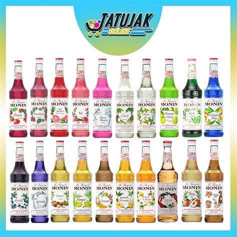 โมนิน ไซรัป กลิ่นต่างๆ 700 มิลลิลิตร ไซรัปผลไม้ Monin Syrup 700ml