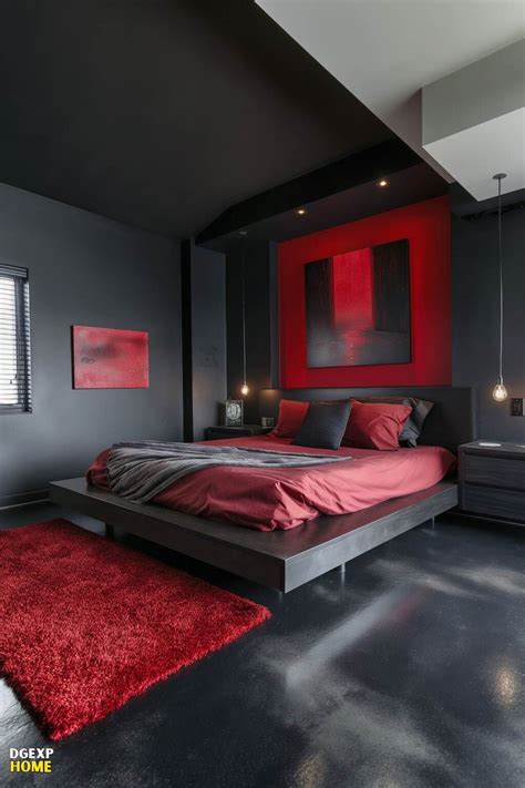 Inspiring Black And Red Room Ideas For Modern Interiors Black And Red