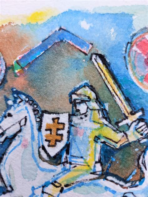 Vytis Knight Rider Medieval Coat Of Arms Of Lithuania Pagan Symbol A5
