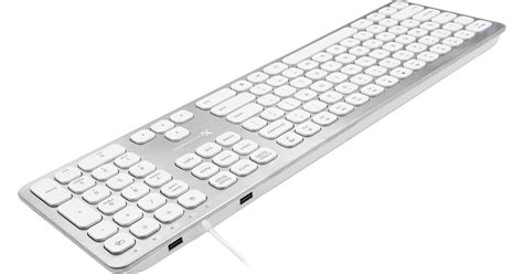 X9 Performance 110 Key Slim Usb Keyboard White X9wwkeyhub Bandh