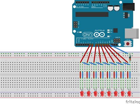 8 Led Sweep Arduino Project Hub 8 Led Sweep Arduino Project Hub