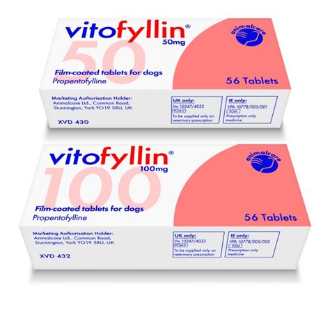 50mg Vitofyllin For Dogs Supports Cognitive Function And Circulation
