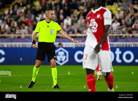22nd October 2025 Monaco Referee Marco Guida During The Champions