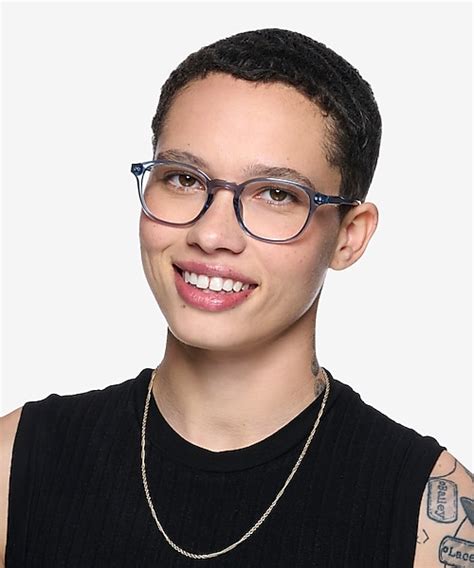 Skydrop Round Clear Gray Full Rim Eyeglasses Eyebuydirect Canada