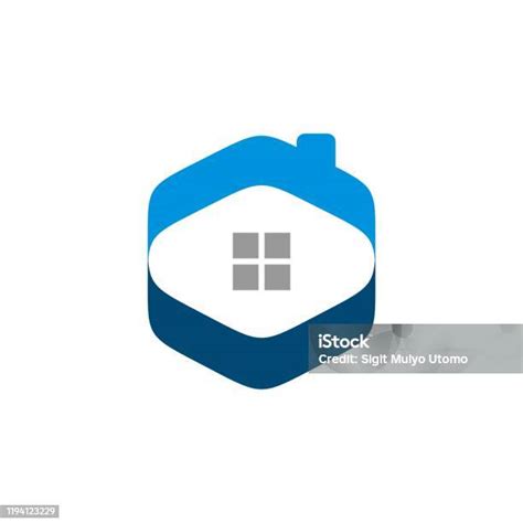육각 형 홈 부동산 로고 템플릿 일러스트 디자인 벡터 Eps 10 개념에 대한 스톡 벡터 아트 및 기타 이미지 개념 개념