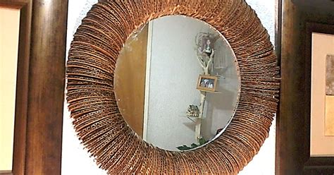 Cómo hacer un marco para espejo DIY Manualidades