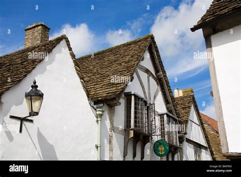 Church Street Lacock Village Cotswolds District Wiltshire County