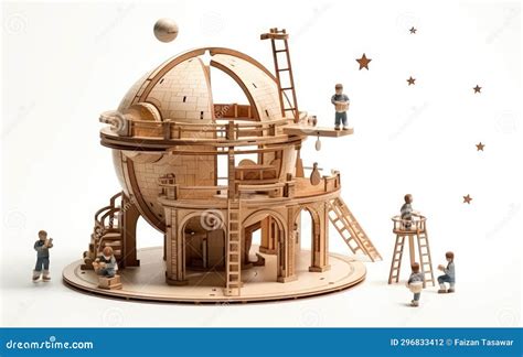 Toy Space Observatory Featuring Telescopes And An Astronomer