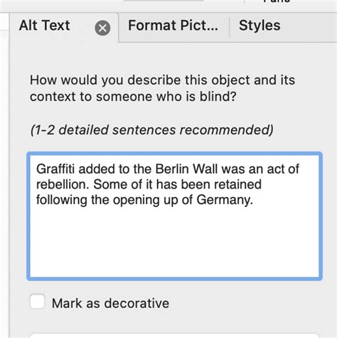 Microsoft Word Accessibility Checklist Digital Accessibility