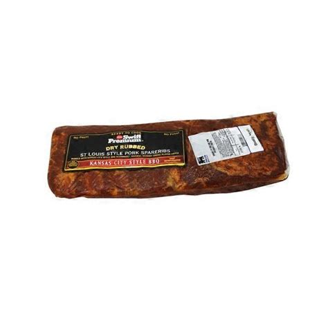Swift Premium Dry Rubbed St Louis Style Pork Spareribs Kansas City