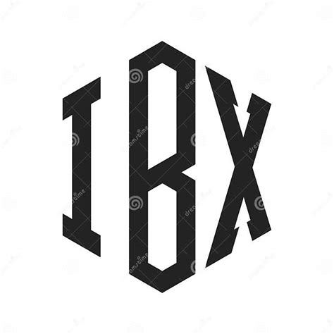 Ibx Logo Design Initial Letter Ibx Monogram Logo Using Hexagon Shape