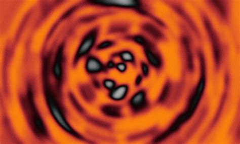 Abstract Orange And Black Swirl Grainy Noisy Texture Banner Header
