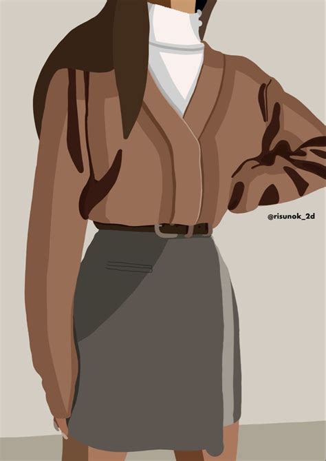 Девушка иллюстрация фон для сторис оформление