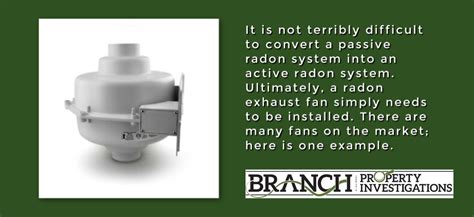 What Is A Passive Radon Mitigation System Branch Property Investigations